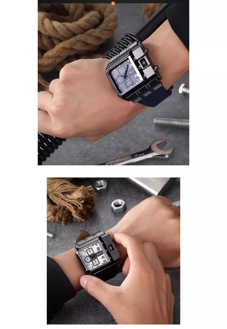 Buy OPCHIC Large Dial Quartz Men's Watch 2025 Online | ZALORA