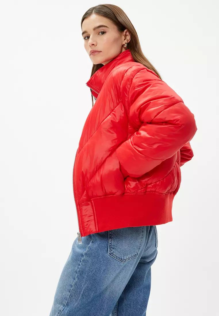 Buy KOTON Standing Neck Puffer Jacket 2026 Online | ZALORA Philippines