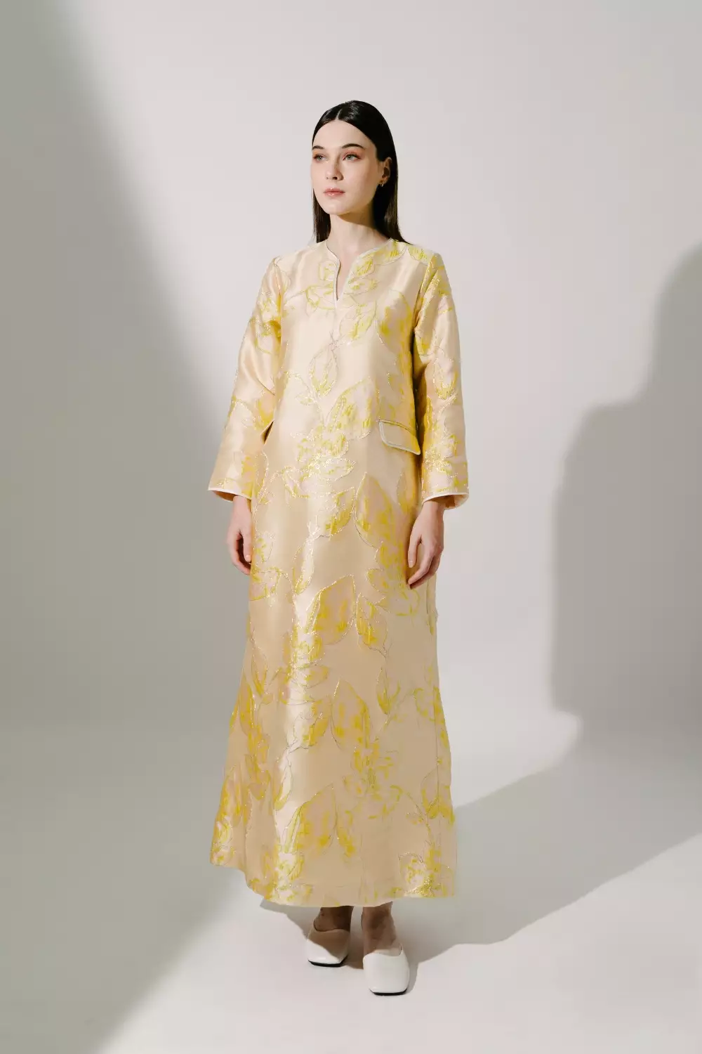 Jual Demure & Co DEMURE&CO - ASMA KAFTAN IN YELLOW GARDENIA - DRESS ...