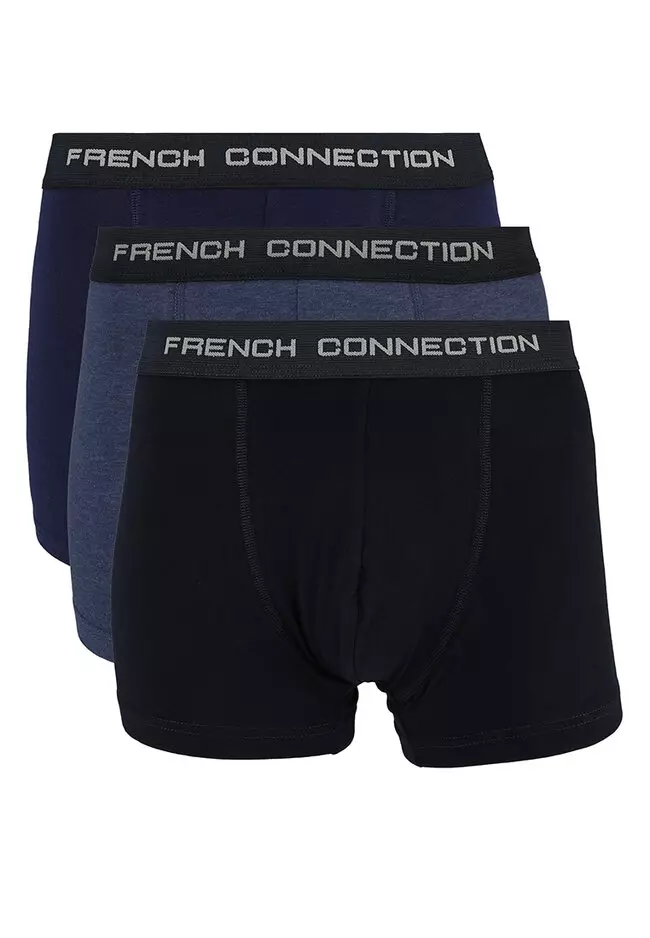 Buy French Connection 3 Packs Classic Boxers Online | ZALORA Malaysia