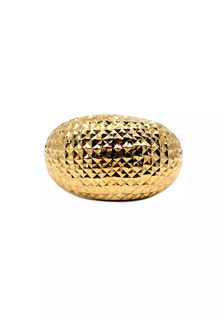 Buy CEBUANA LHUILLIER JEWELRY 18K Italian Made Yellow Gold Lady Ring ...