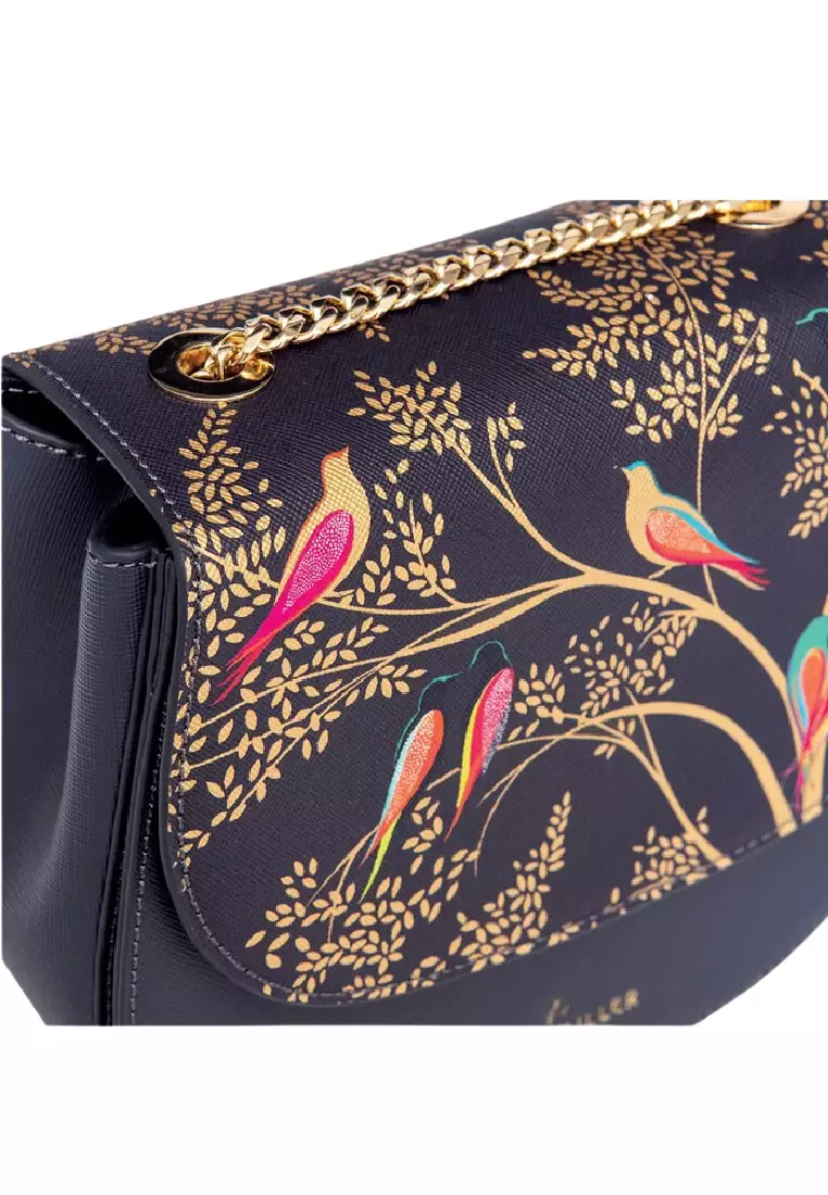 Buy Sara Miller London Sara Miller London Smokey Blue Birds Half-moon ...