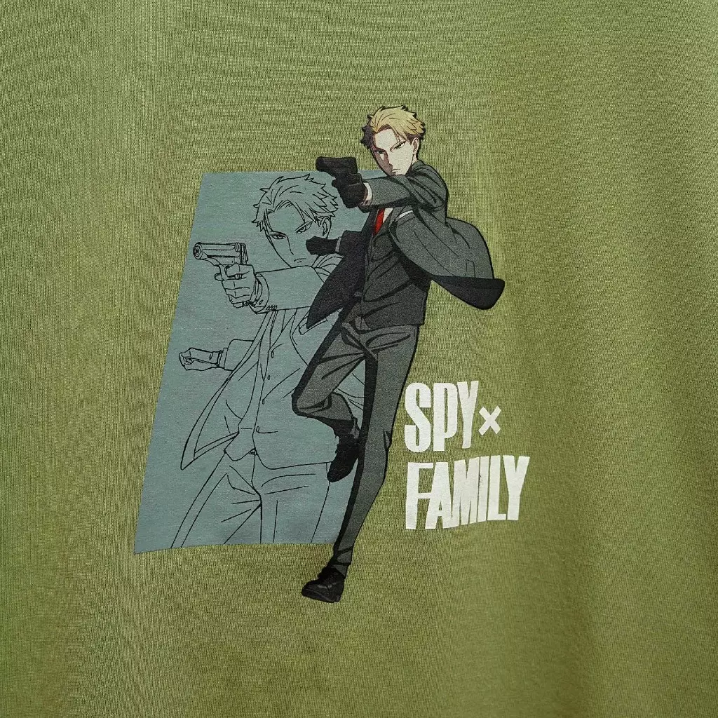 Jual Cressida Cressida X Spyxfamily Regular Fit Green T-Shirt - TTBAS ...