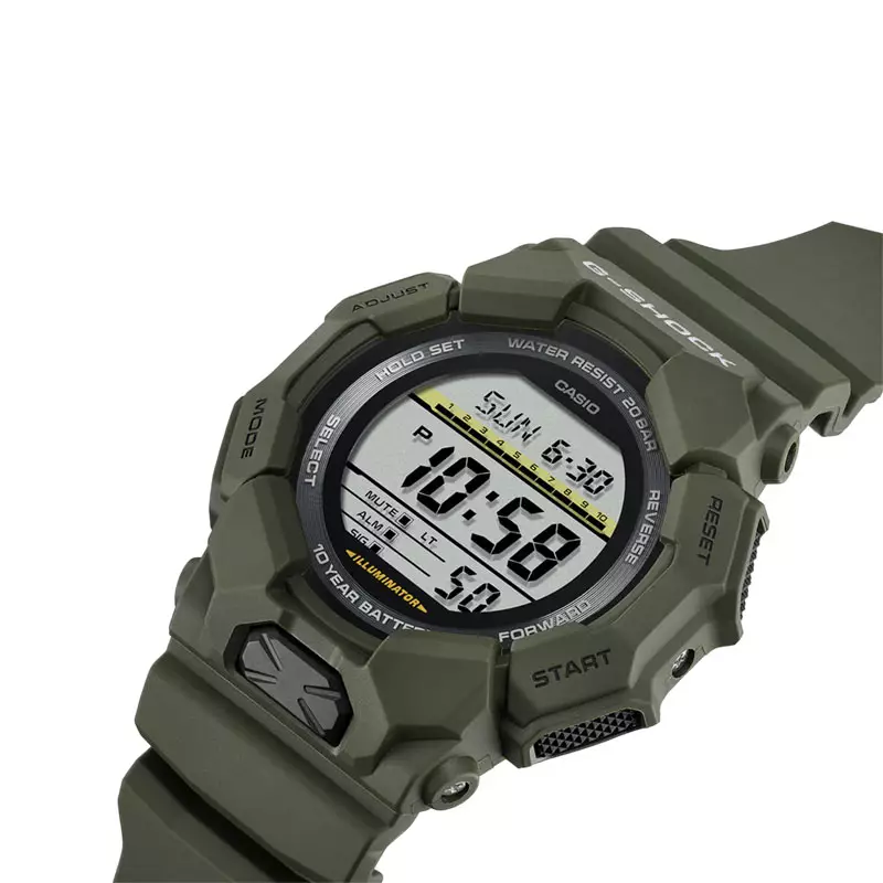 Jual CASIO Jam Tangan Pria Casio G-Shock GD-010-3JF New Rugged Basic Digital Dial Green Resin ...
