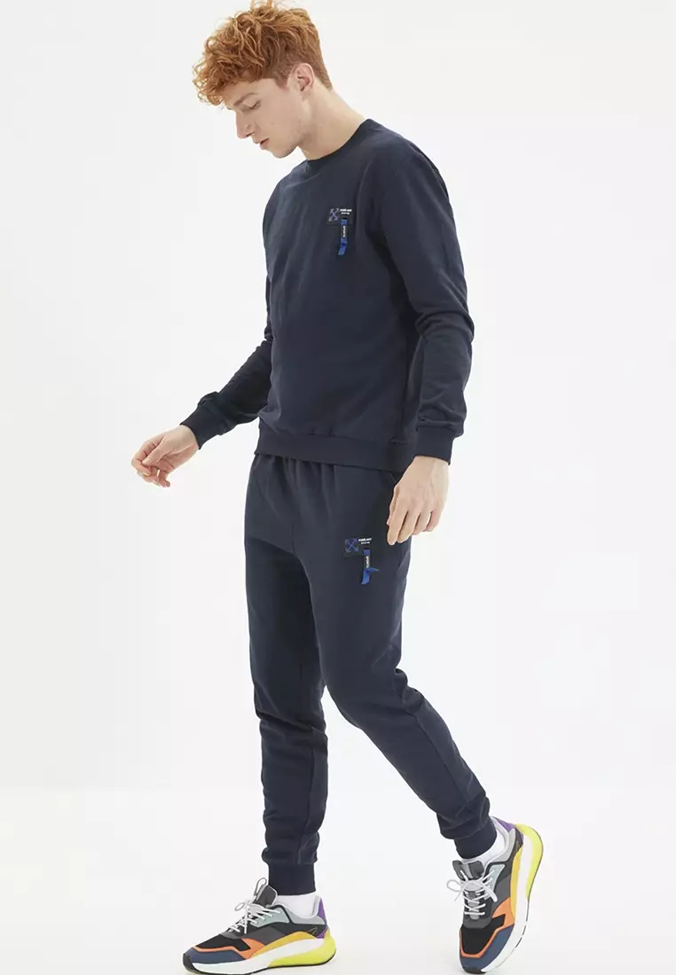 Buy Trendyol Labels Fleece Inner Tracksuit Set Online | ZALORA Malaysia