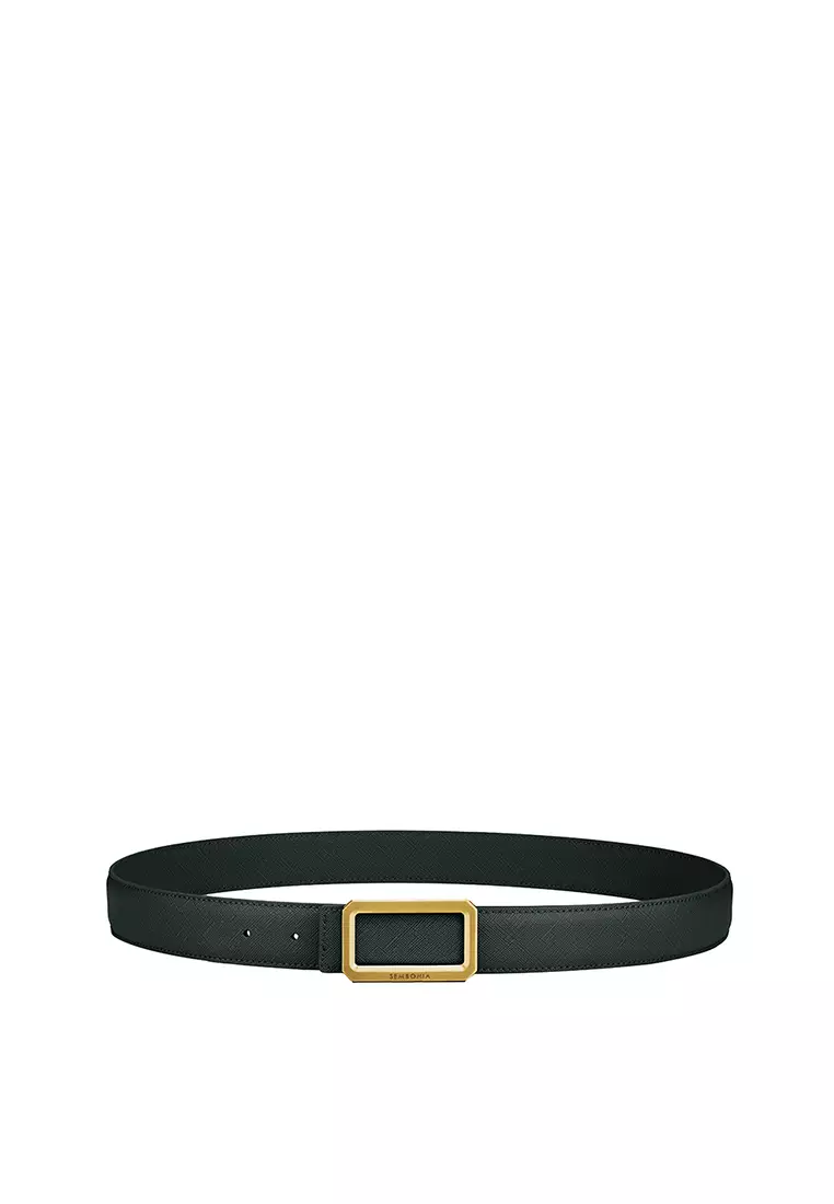 Buy SEMBONIA Sembonia 3.2cm Matte Gold Buckle Belt Online | ZALORA Malaysia