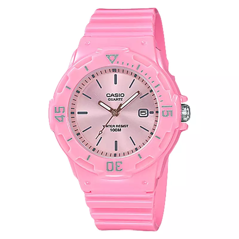 Jual CASIO Jam Tangan Wanita Casio General LRW-200H-4E4VDF Ladies Analog Pink Sunray Dial Pink ...
