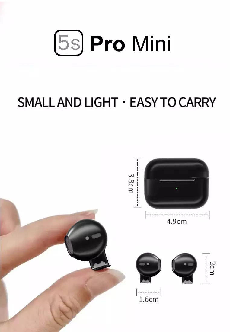 EGLANTINE Value Deal - Unisex Smart Watch + EGLANTINE PRO 5S MINI (TWS ...