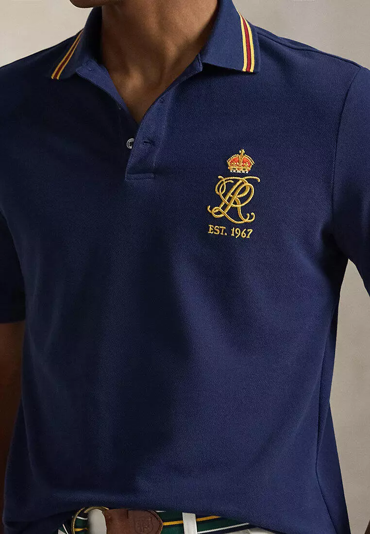 Buy Polo Ralph Lauren Classic Fit Crest Mesh Polo Shirt 2026 Online ...
