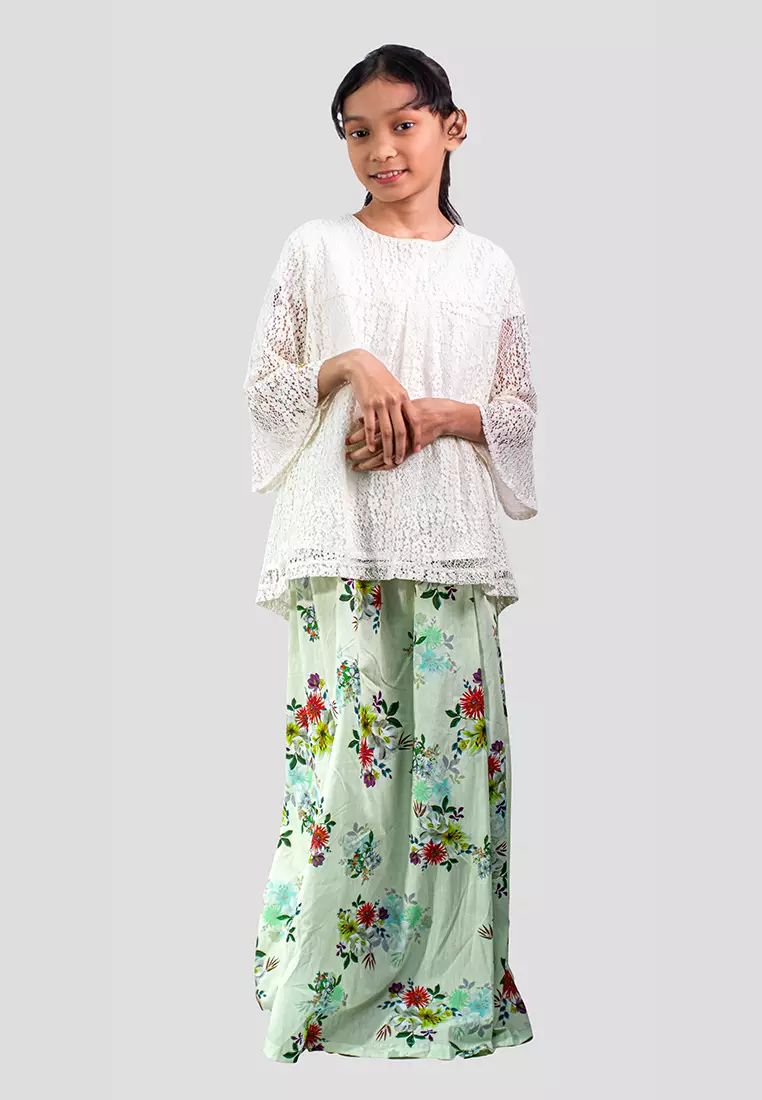 Buy MINI PINK Comel by Mini Pink - Girl Kids & Junior Baju Raya Kurung ...