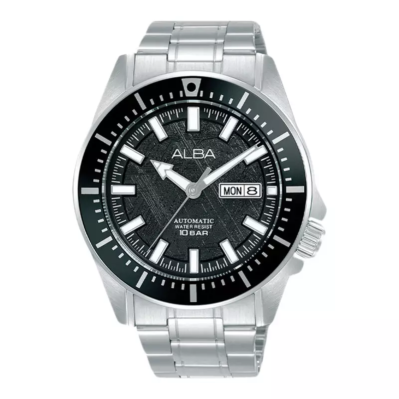 Jual Alba Jam Tangan Pria Alba Mechanical AL4717X1 Automatic Men Black ...