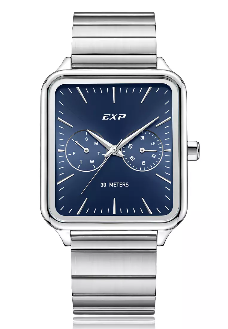 Jual Expedition EXP Expedition Jam Tangan Analog Pria Silver Blue ...