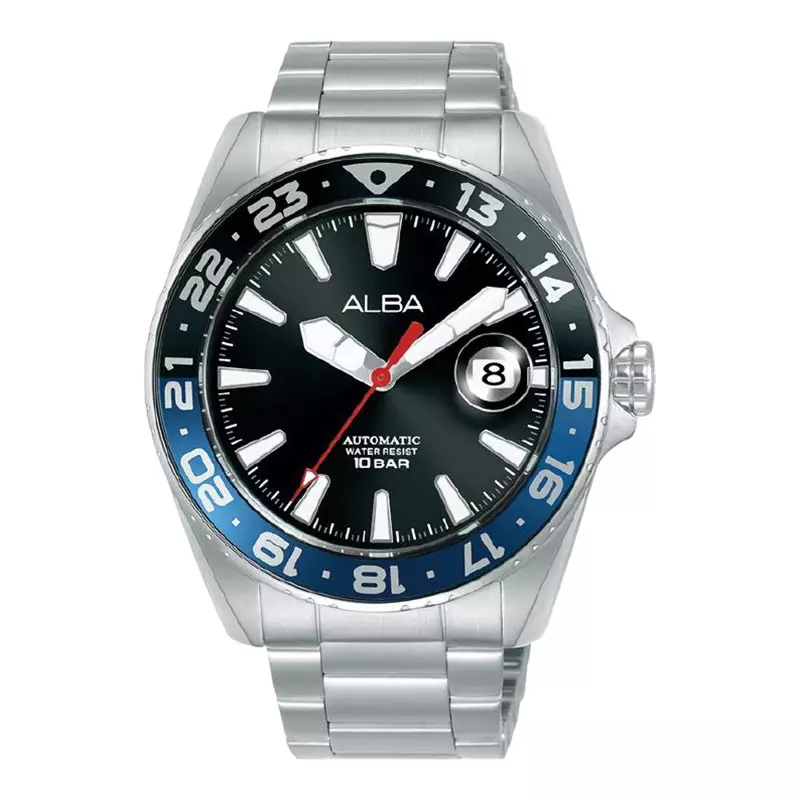 Jual Alba Jam Tangan Pria Alba Mechanical AU4071X1 Automatic Men Black ...