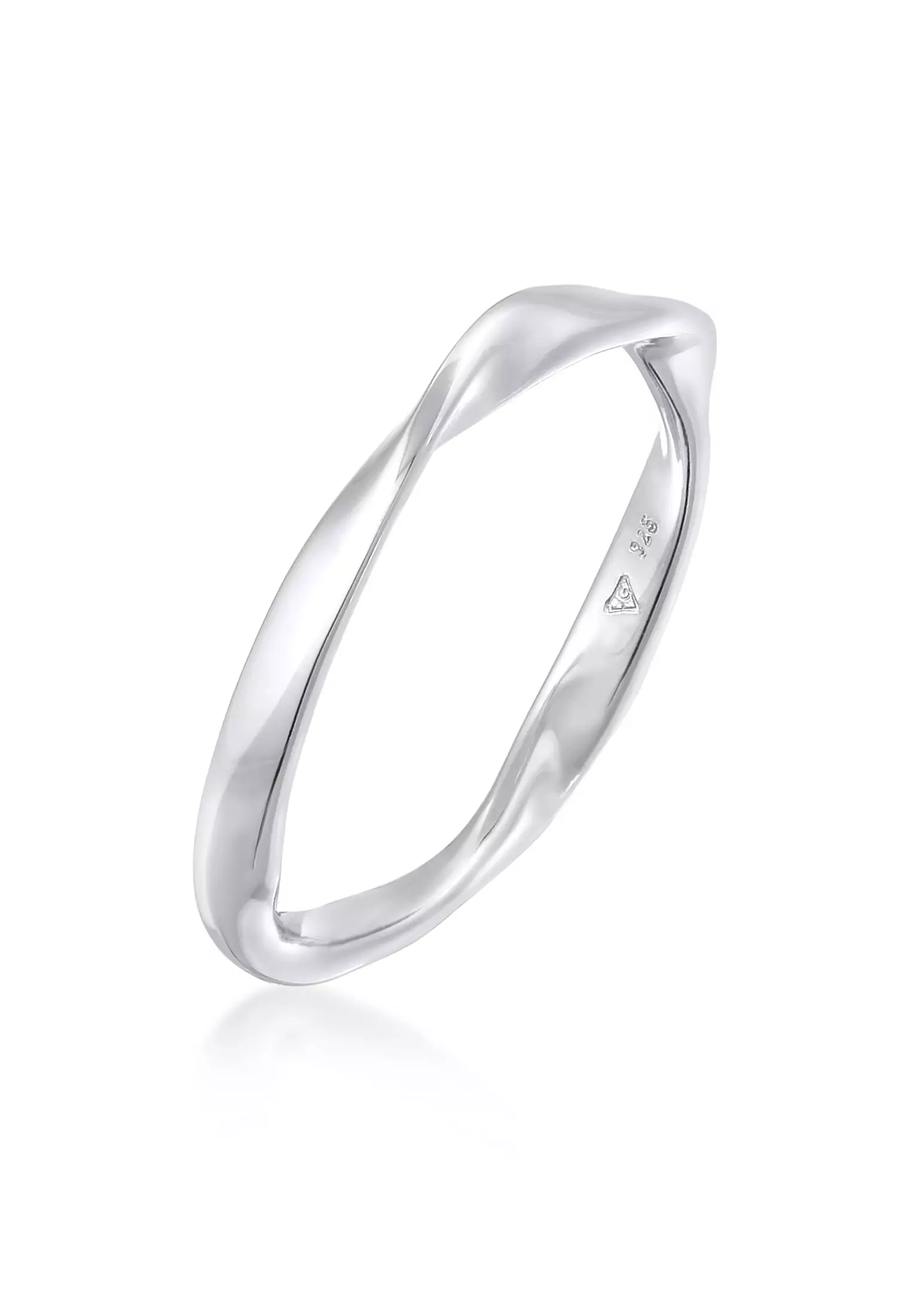 Buy ELLI GERMANY Twisted Band Ring – 925 Silver 2026 Online | ZALORA