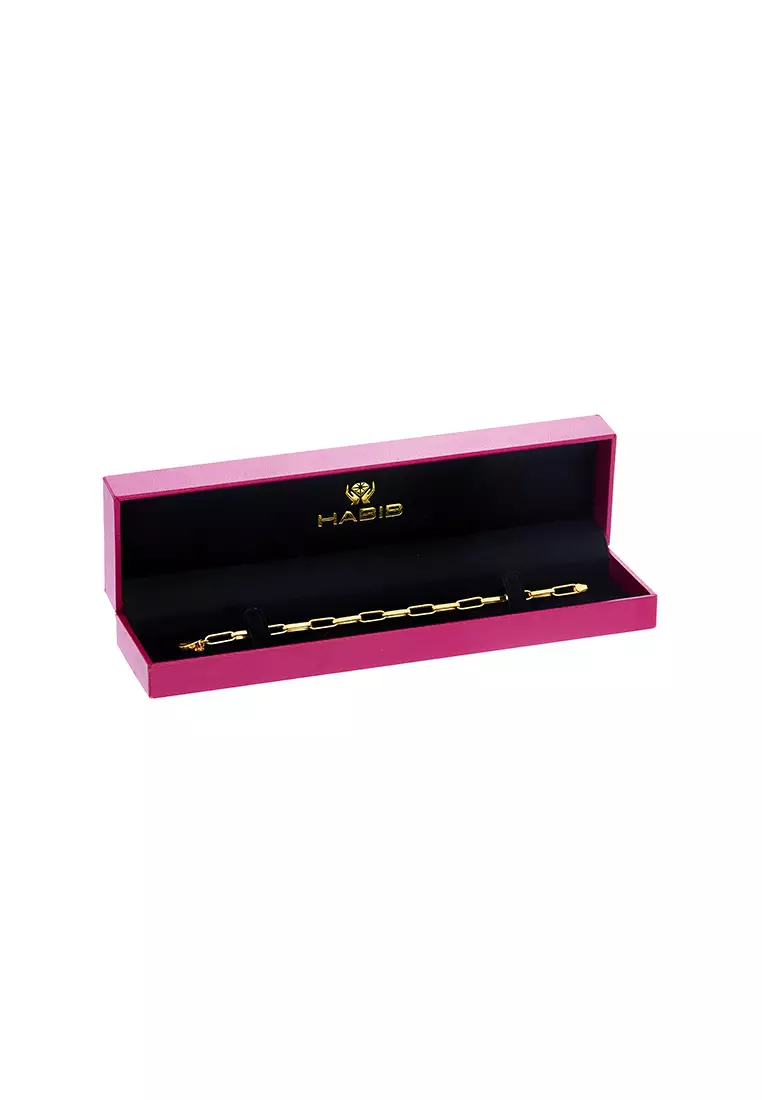 Buy HABIB HABIB GRAFFETTA | Oro Italia 916 Yellow Gold Bracelet ...