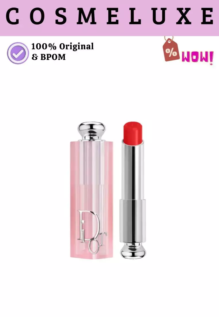 Jual Dior Dior Addict Lip Glow Lip Balm (NEW) - 031 Strawberry Original ...