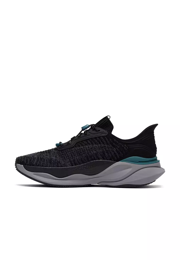 Buy Clarks Mens Pace Rise Sneakers Black Combi - Wide Fit Online ...
