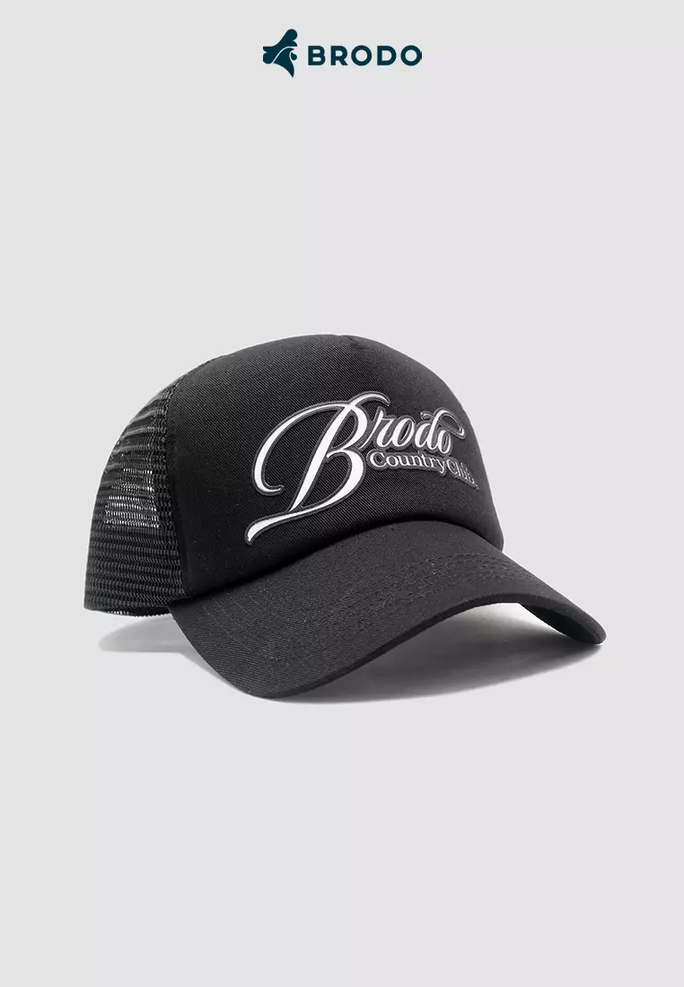 Jual Brodo BRODO - Country Club Trucker Hat Black Original 2025 ...
