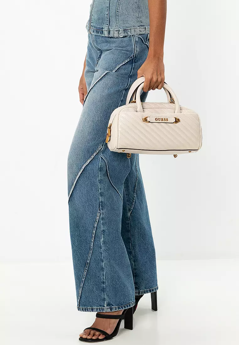 Buy GUESS Sela Box Satchel Bag Online | ZALORA Malaysia