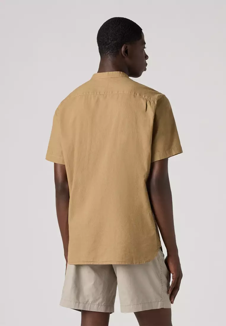 Buy Levi's Men's Short-Sleeve Banded Collar Shirt 69891-0018 2025 ...