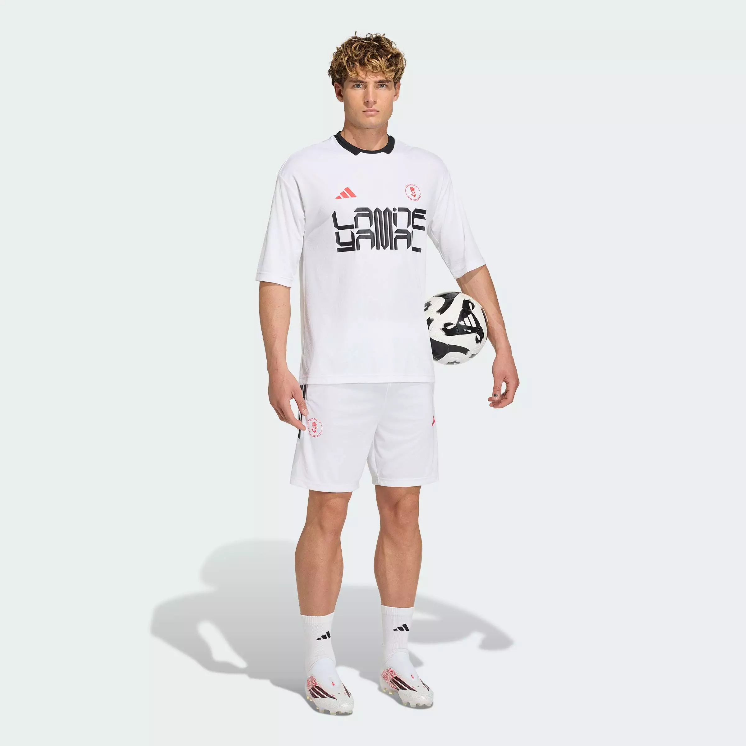 Buy ADIDAS Football Lamine Yamal Training Shorts Men White KD6431 2026 ...