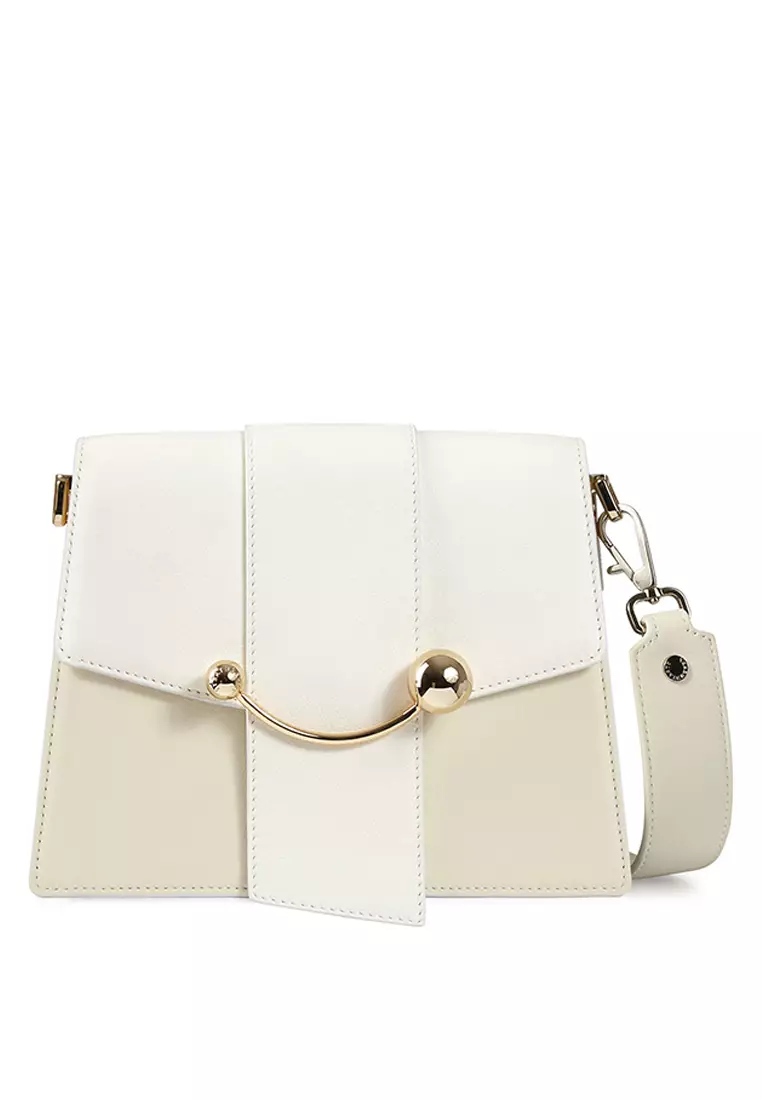 Jual Strathberry BOX CRESCENT SHOULDER BAG - VANILLA/ DIAMOND Original ...