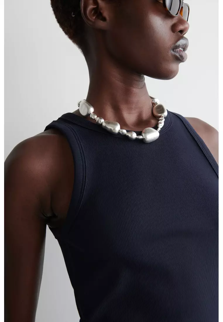 Buy COS RIBBED TANK TOP 2025 Online | ZALORA