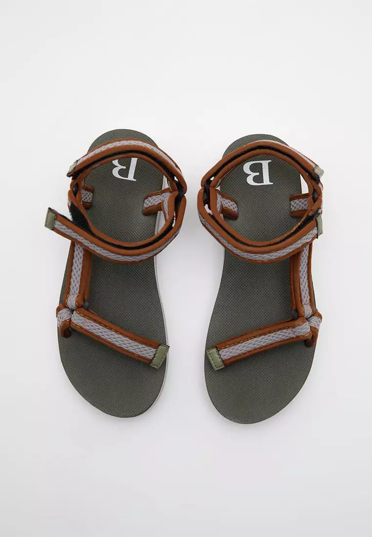 Jual Berrybenka Label Sofia Sella Eva Sandals Olive Original 2026 ...