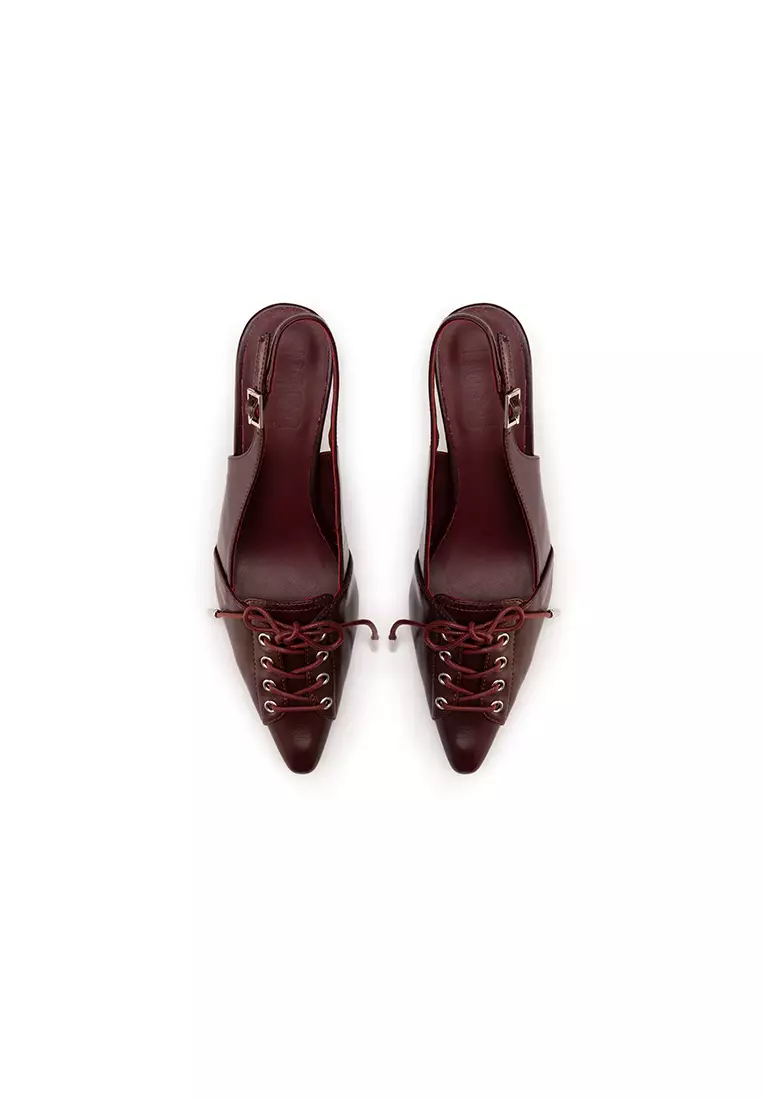nose SLINGBACK HEEL PUMP WITH SHOE LACE 2025 | Buy nose Online | ZALORA ...