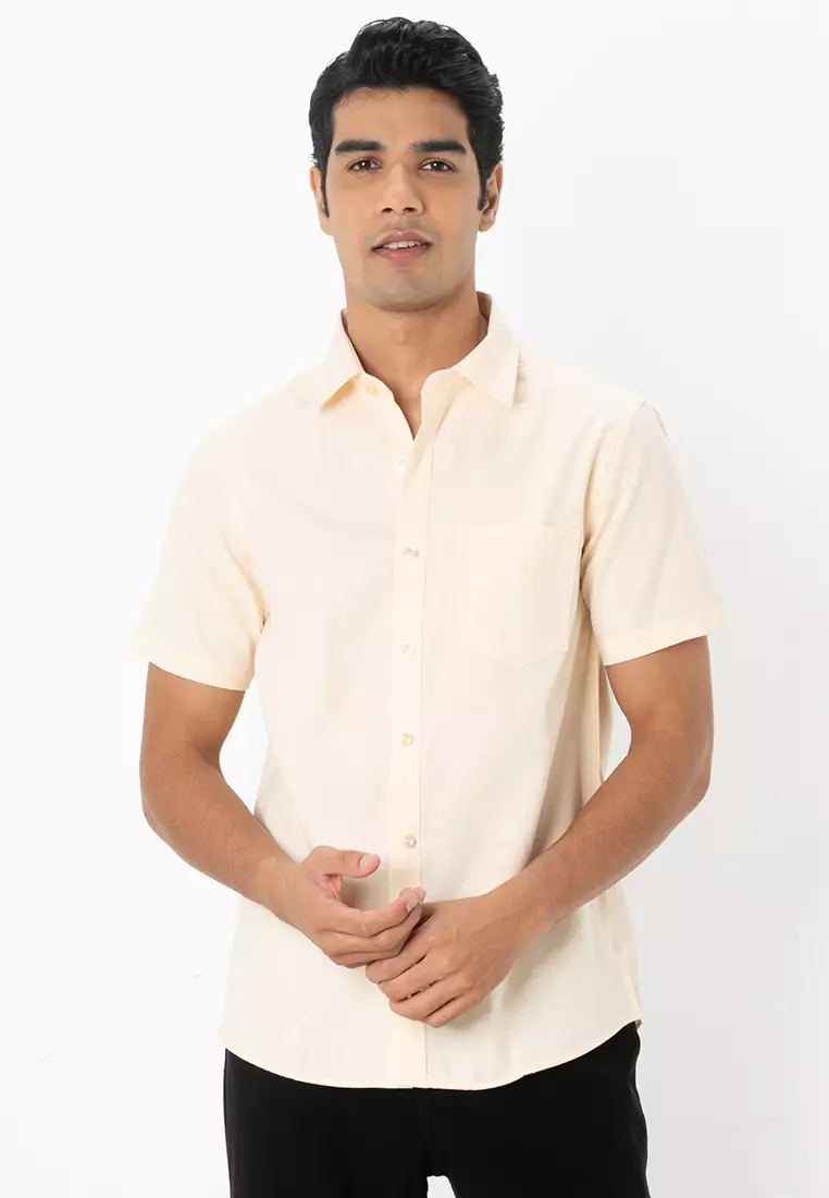 Buy Fidelio FDL Oxford Short Sleeve Shirt 2026 Online | ZALORA Philippines