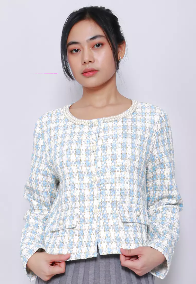 Jual Beyounique Twyla Outer Tweed Original 2025 | ZALORA Indonesia