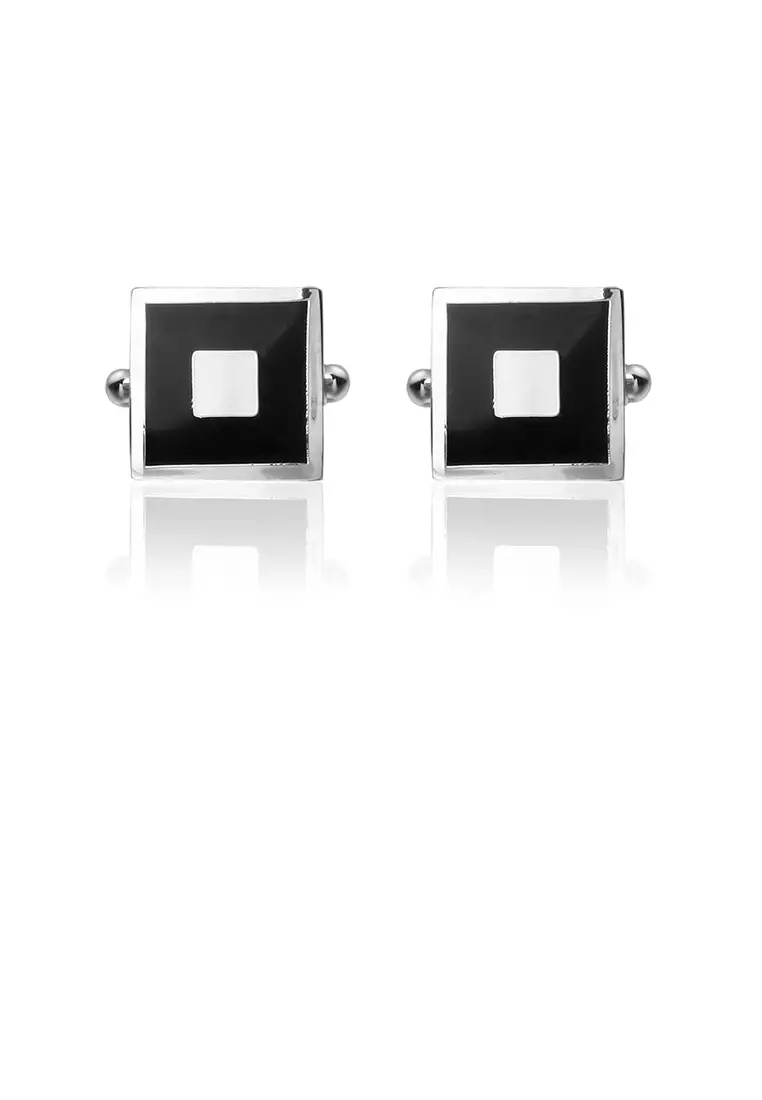 Buy Mooclife Simple and Fashion Geometric Square Cufflinks 2025 Online ...