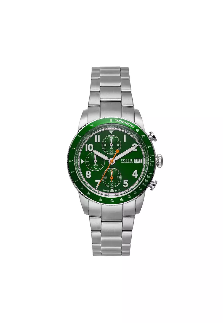 Buy Fossil Sport Tourer Silver Stainless Steel Watch FS6048 2025 Online ...