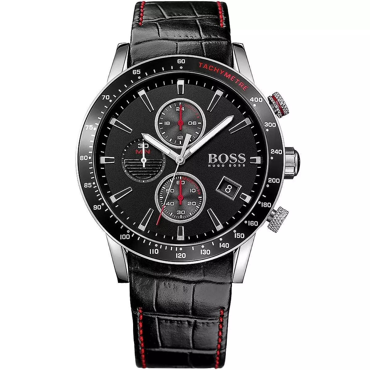 Jual Hugo Boss Hugo Boss Rafale Leather Chronograph Watch Original 2025 ...
