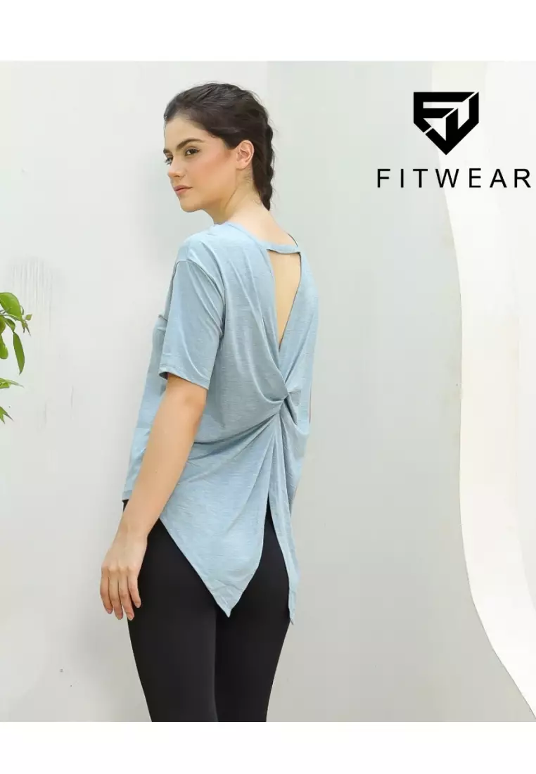 Jual FITWEAR Fitwear - Kaos Olahraga Wanita FITWEAR DRYFIT OVERSIZE ...