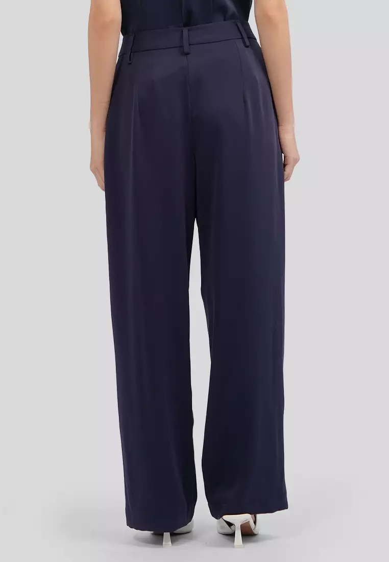 Jual Executive Embroidered Wide Leg Pants Original 2025 | ZALORA ...