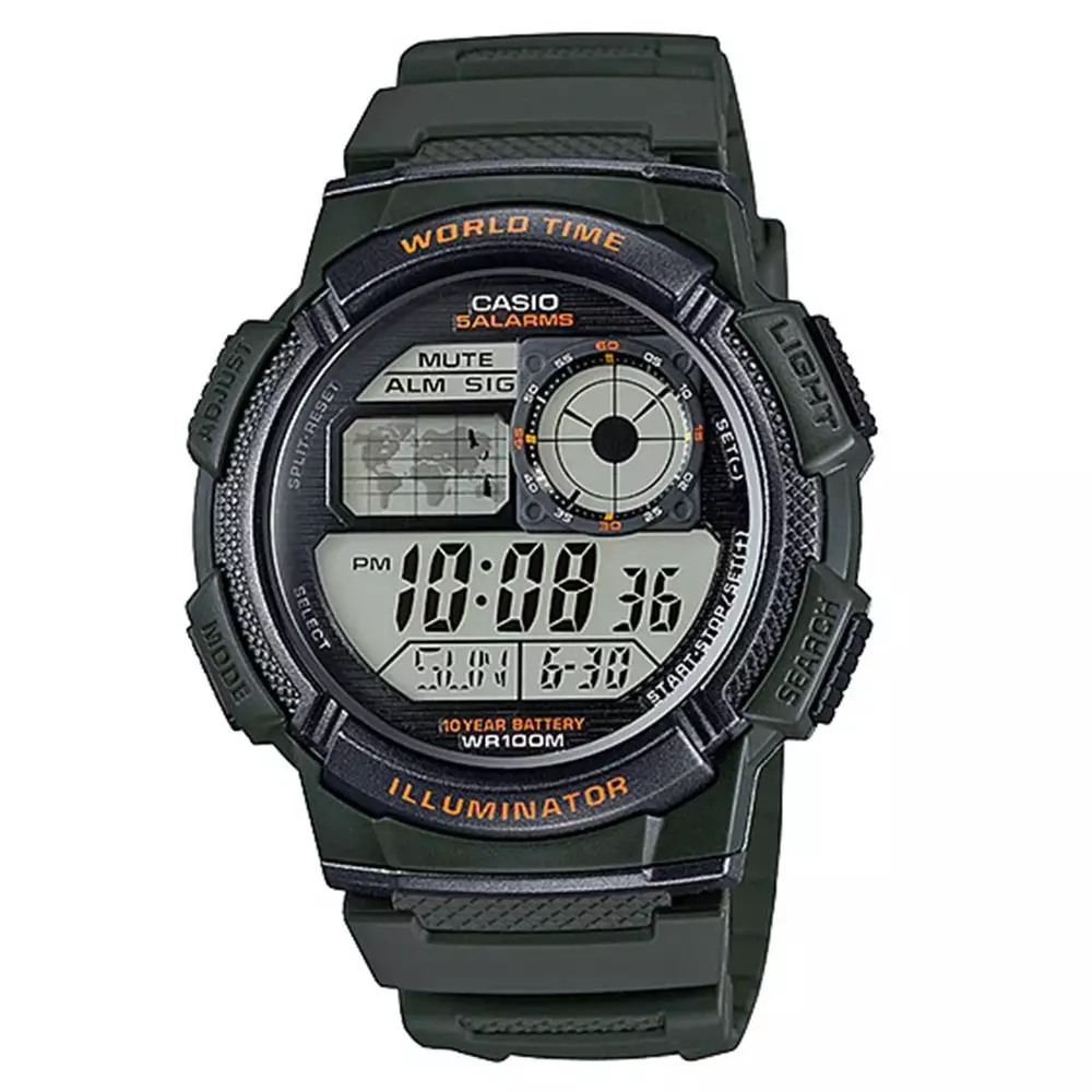 Jual Casio Casio Original AE-1000W-3AVDF Jam Tangan Pria Digital Waterproof Original 2025 ...