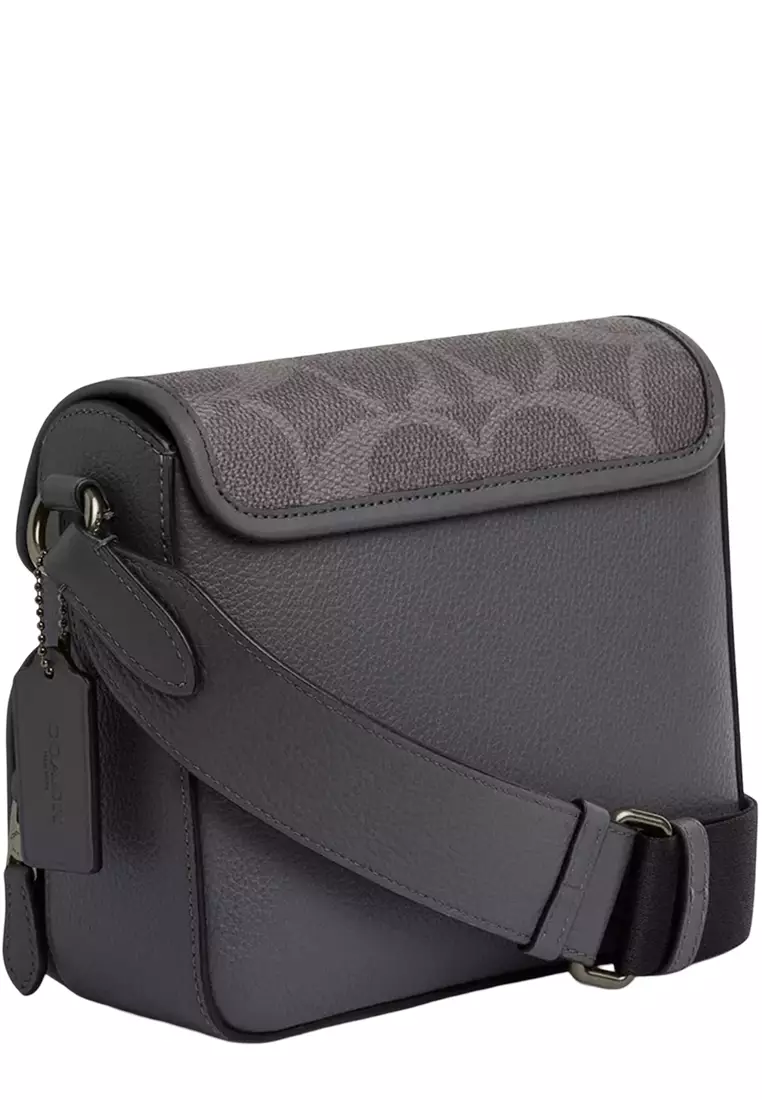 Buy Coach Sullivan Flap Crossbody Bag In Maxi Signature Canvas With ...