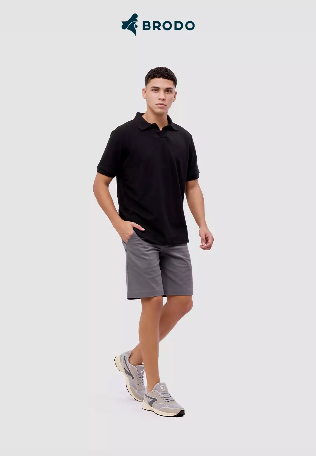 Jual Brodo BRODO - Broshirt Polo Saggy Black Original 2026 | ZALORA ...