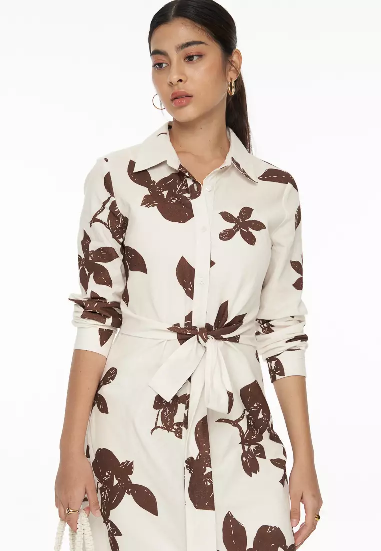 Buy Dressing Paula Flora Print Summer Shirt Dress Online | ZALORA Malaysia