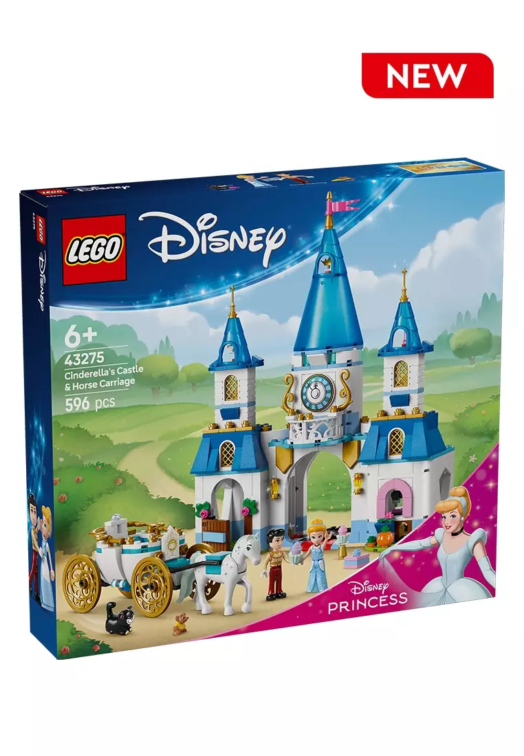 Buy LEGO® Disney Princess 43275 Cinderella's Castle & Horse Carriage ...
