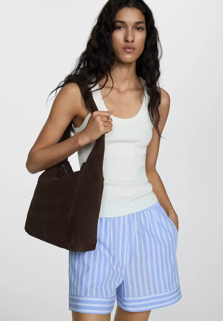 線上選購 Mango Suede Shopper Bag | ZALORA 台灣