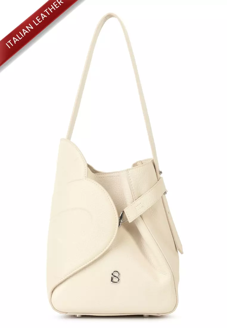 Buy Buttonscarves Britney Bag - Lamb Online | ZALORA Malaysia