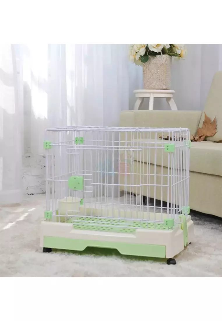 Buy PET THE COMPANY Heavy Duty Dog Cages With Wheels Flat Roof 2025 ...