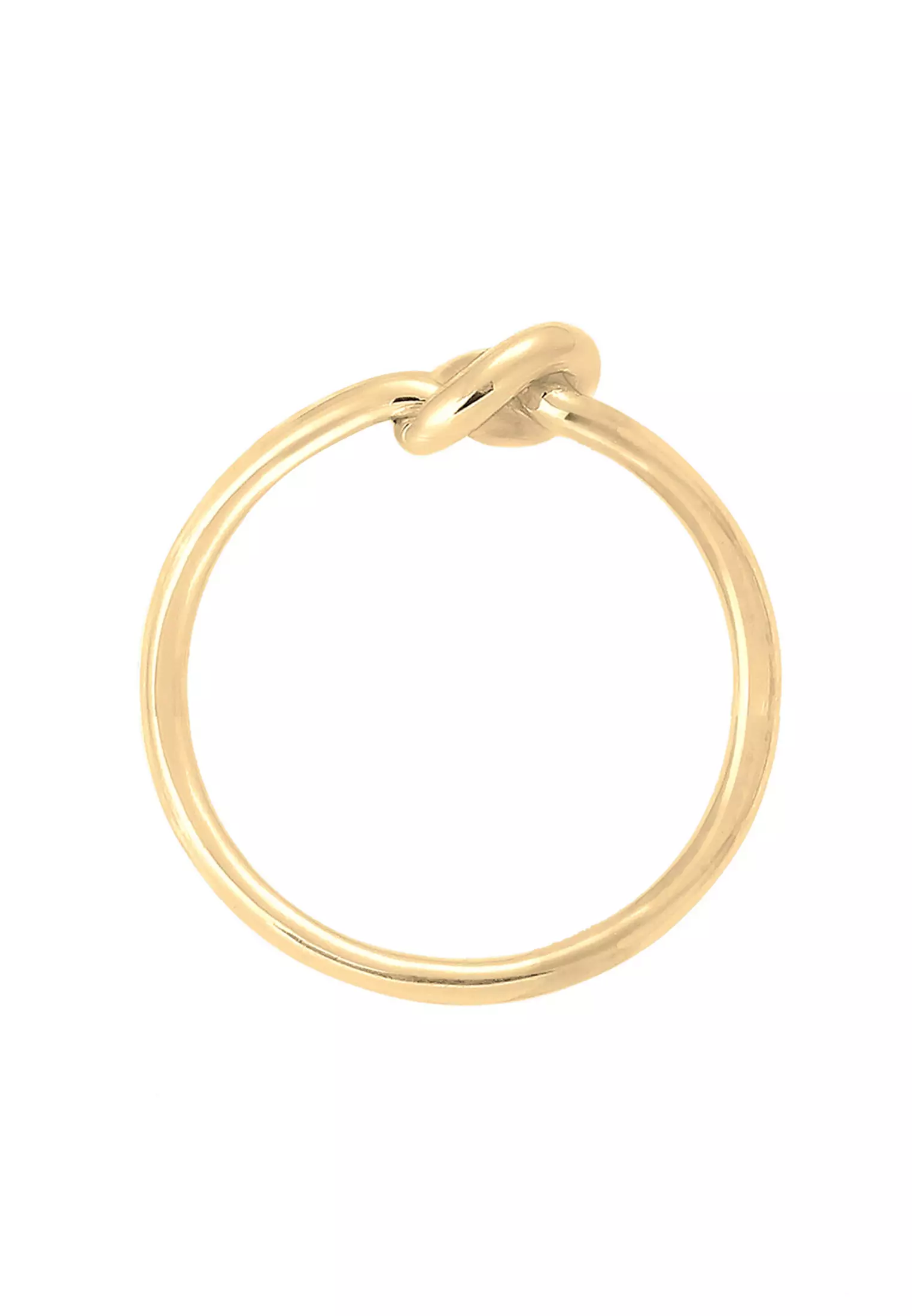 Buy ELLI GERMANY Knot Ring – Gold-Plated Silver 2026 Online | ZALORA