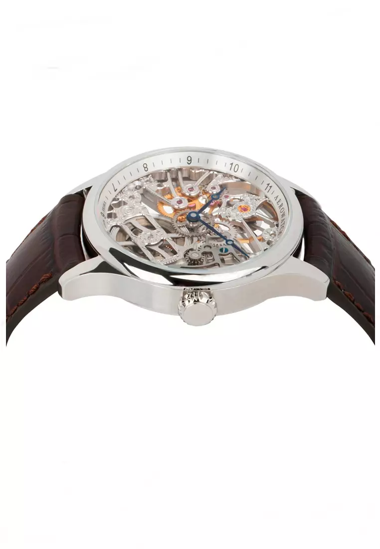 Buy Aerowatch RENAISSANCE MECHANICAL SKELETON WATCH 44mm A50931AA01 ...