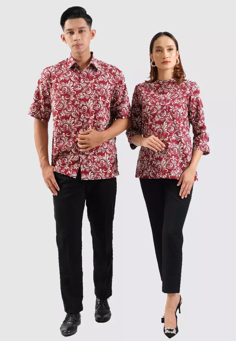 Jual Batik Solo BATIK SOLO MEN REG SS Original 2025 | ZALORA Indonesia