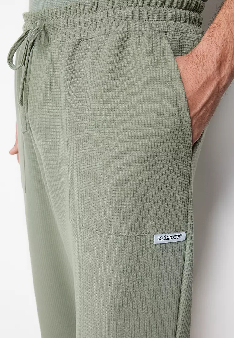 Buy Trendyol Textured Sweatpants 2025 Online | ZALORA Philippines