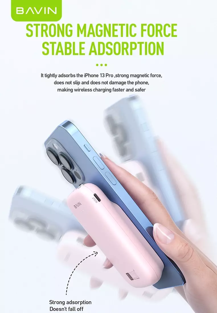 Buy BAVIN Bavin PC062 10000mAh 22.5W Fast Charging Power Bank Magnetic ...