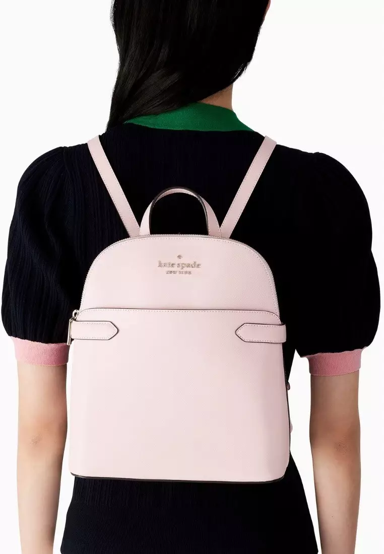 Jual Kate Spade Staci Dome Backpack Chalk Pink Original 2025 | ZALORA ...